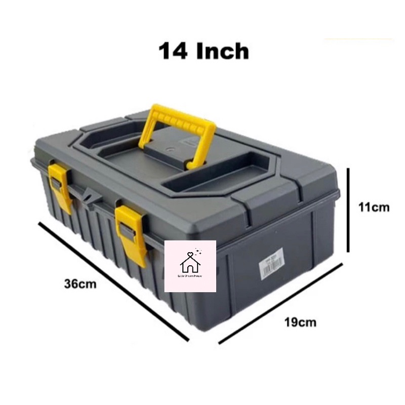 Quality Plastic Tool box, Hardware Storage Box Pvc Tool Box | Shopee ...