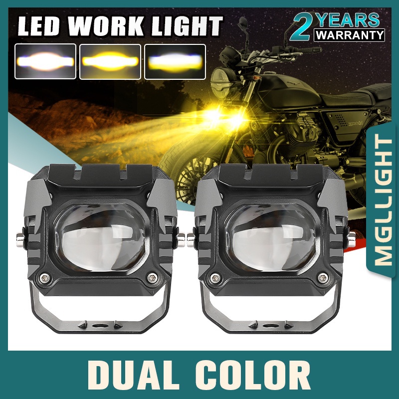 3inch Square LED Work Light Bar Motorcycle Spotlight Spot Pods Driving ...