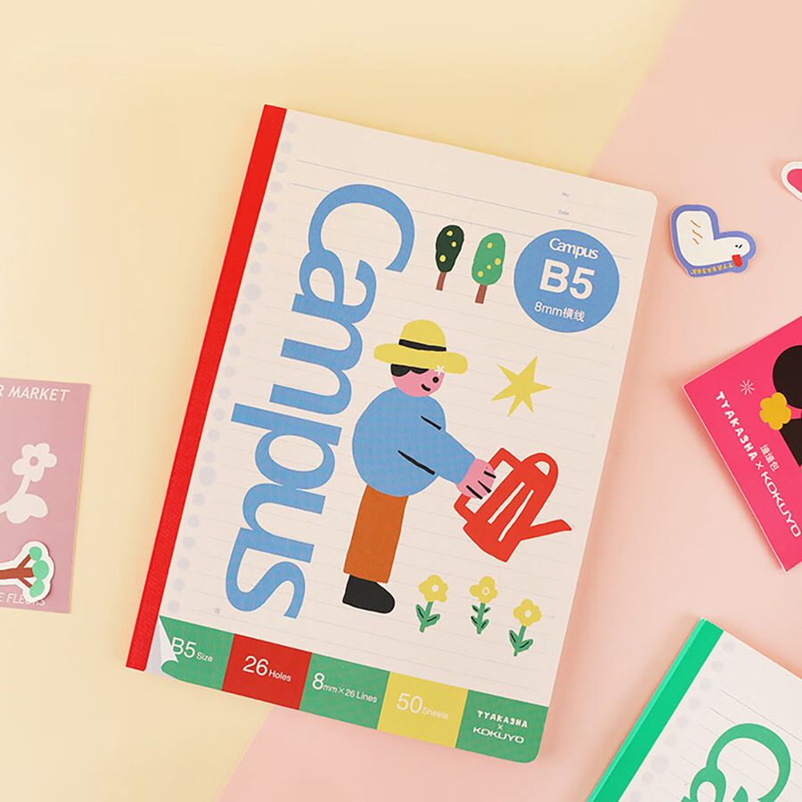 KOKUYO x TYAKASHA Tearable Notebook/U /Horizontal Line/B5 eslite | Shopee Malaysia