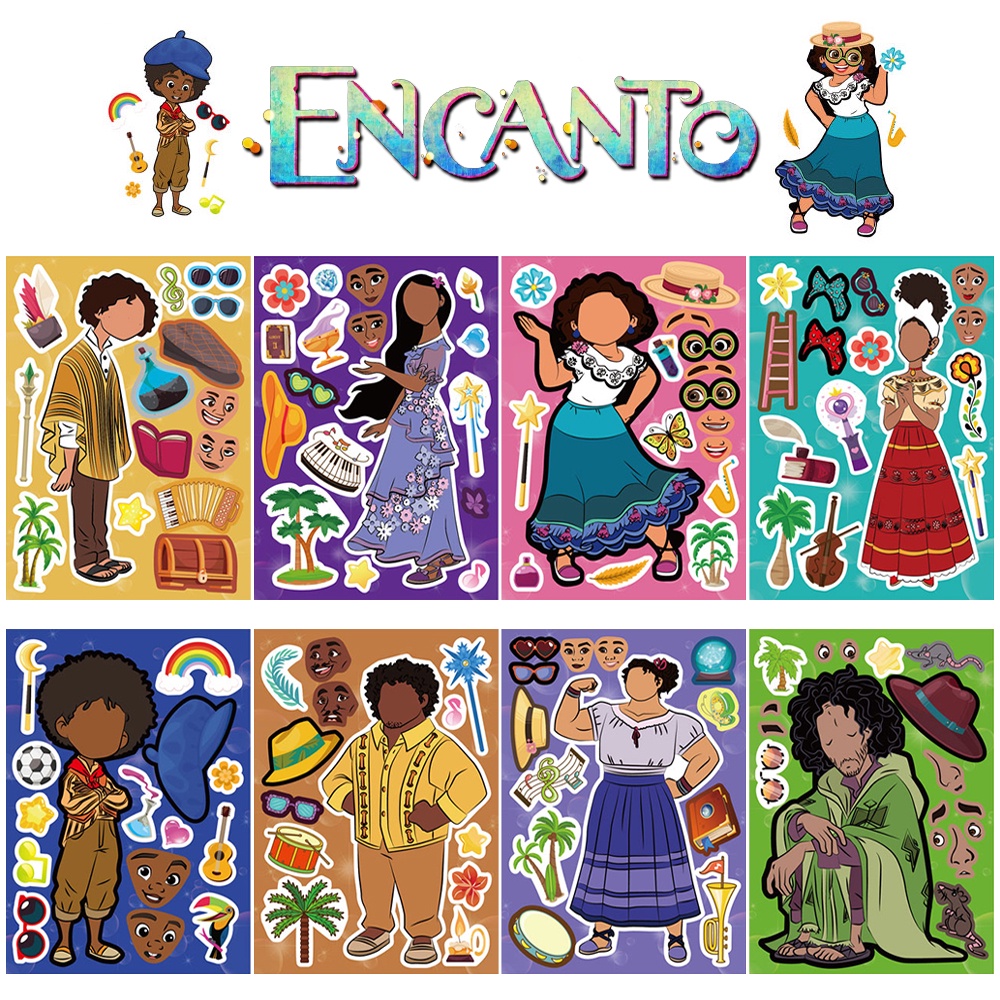 8pcs Disney Cartoon Encanto Series Magical Characters - Mirabel Puzzle ...