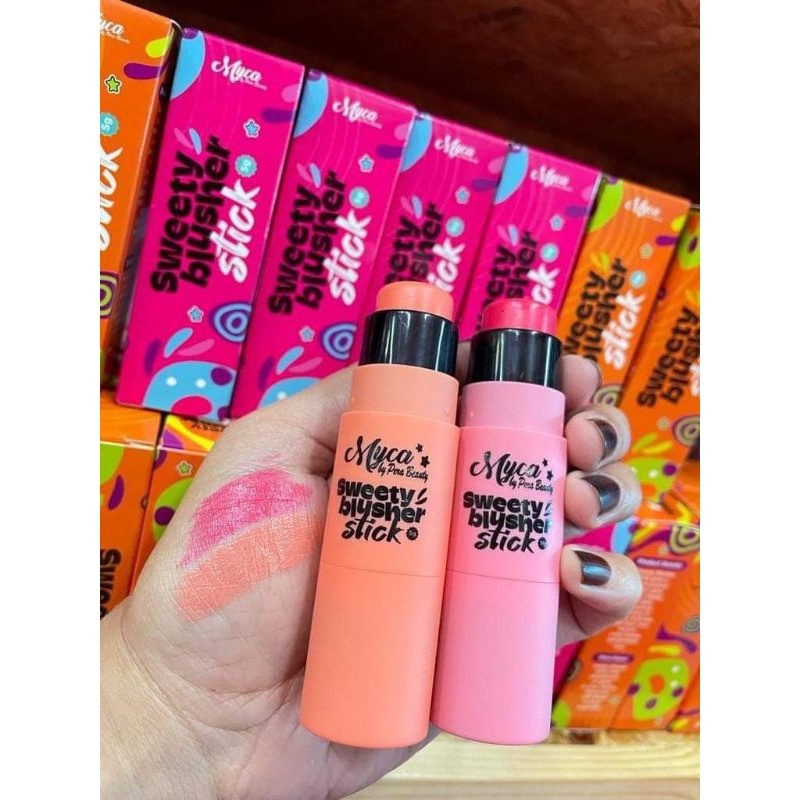 BLUSHER MYCA 💯 Original HQ>MUDAH DIGUNAKAN>WARNA NATURAL DGN KULIT ...