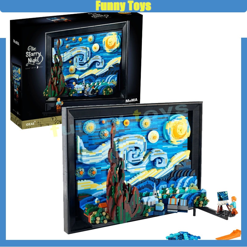 Art Series 21333 Vincent van Gogh - The Starry Night building blocks ...