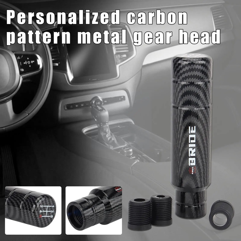 Manual 5 Speed Universal Racing Bride Gear Shift Knob JDM 13CM Aluminum ...