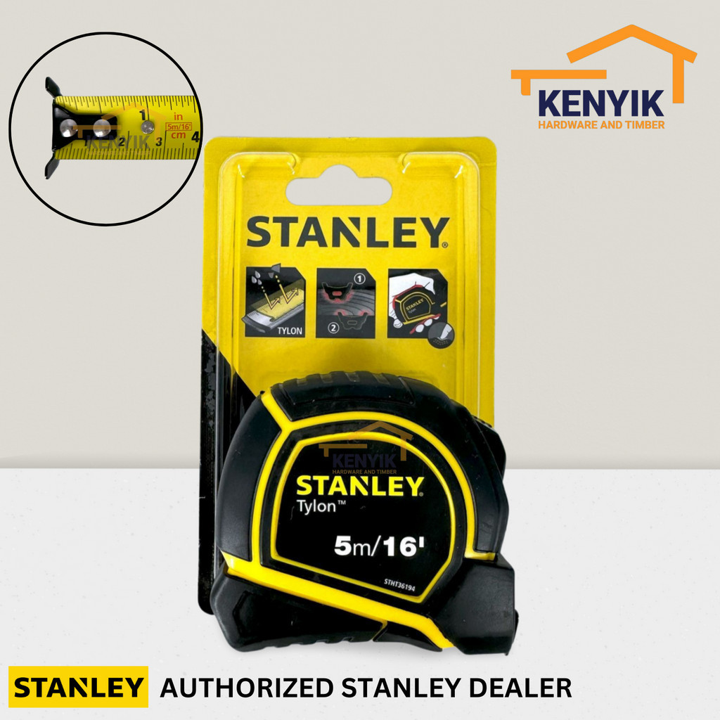 STANLEY 3m / 5m / 8m Tylon Measuring Tape (STHT36193 / STHT36194 ...
