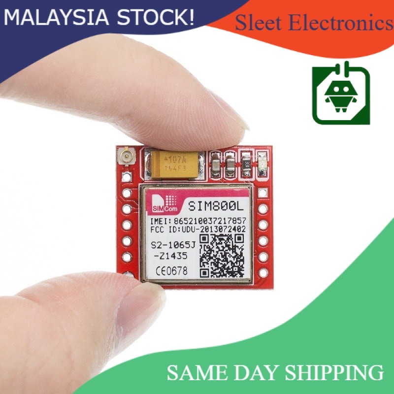 Smallest SIM800L GPRS GSM Module Micro SIM Card Core Board Quad-band ...