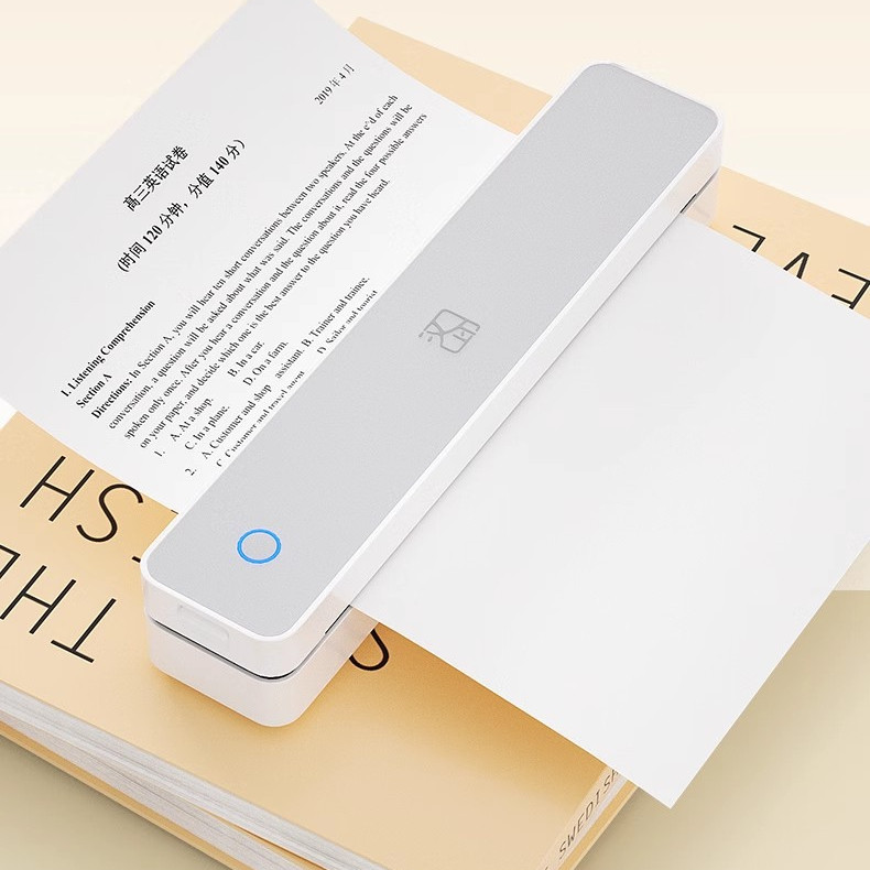 Portable A4 Paper Printer wireless printerA4 black and white Mobile ...