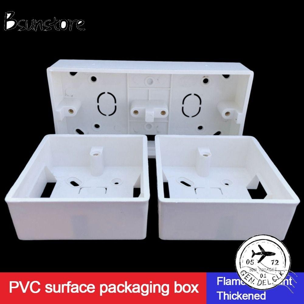 BSUNS1 86 Type Switch Socket Box, Plastic PVC Standard External ...