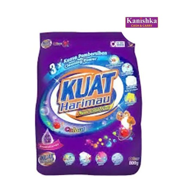 Kuat Harimau Detergent Powder Color 800g Fabric Cleaner | Shopee Malaysia
