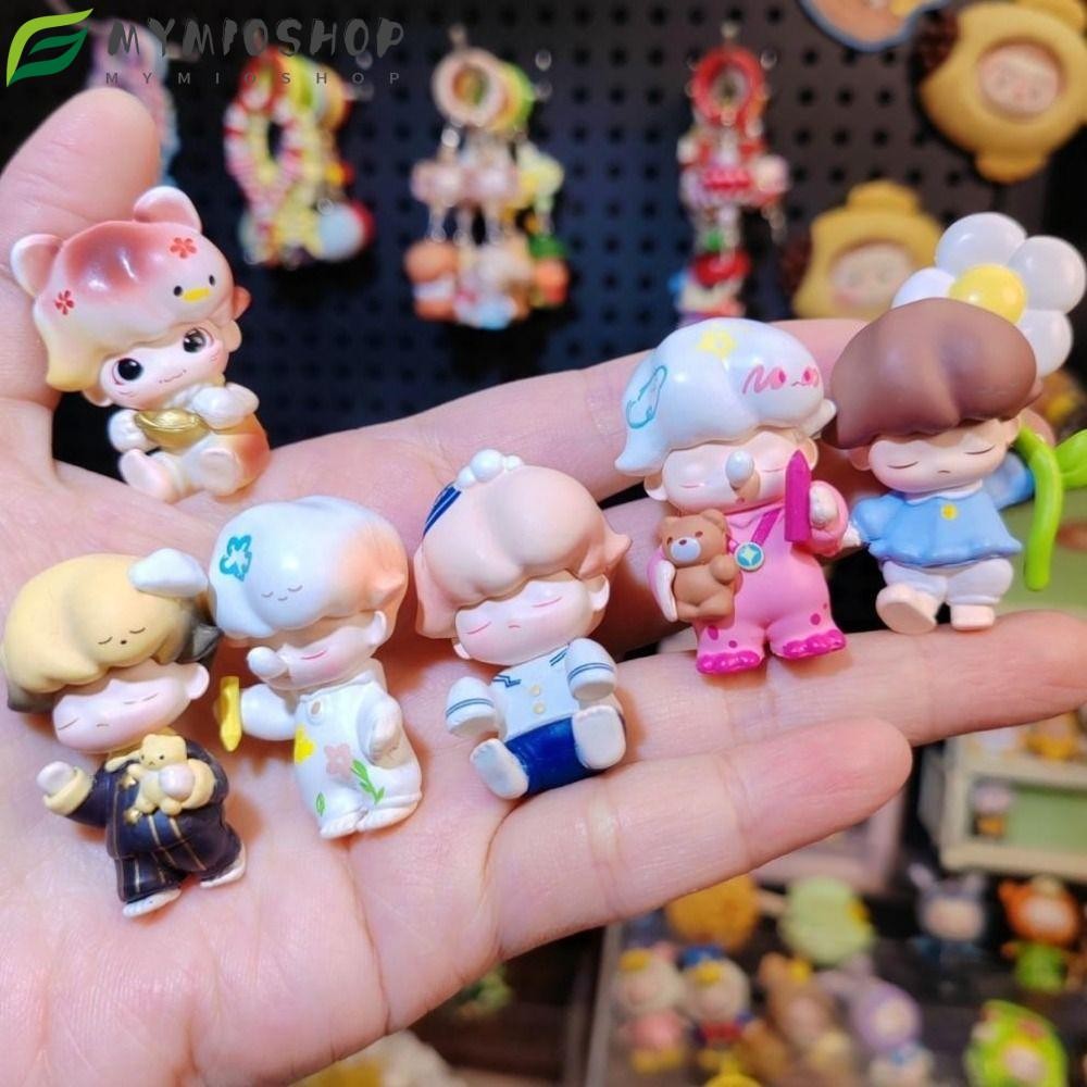 MIOSHOP Mini Ornaments, Weaving Wonders Series POPBEAN DIMOO Box ...
