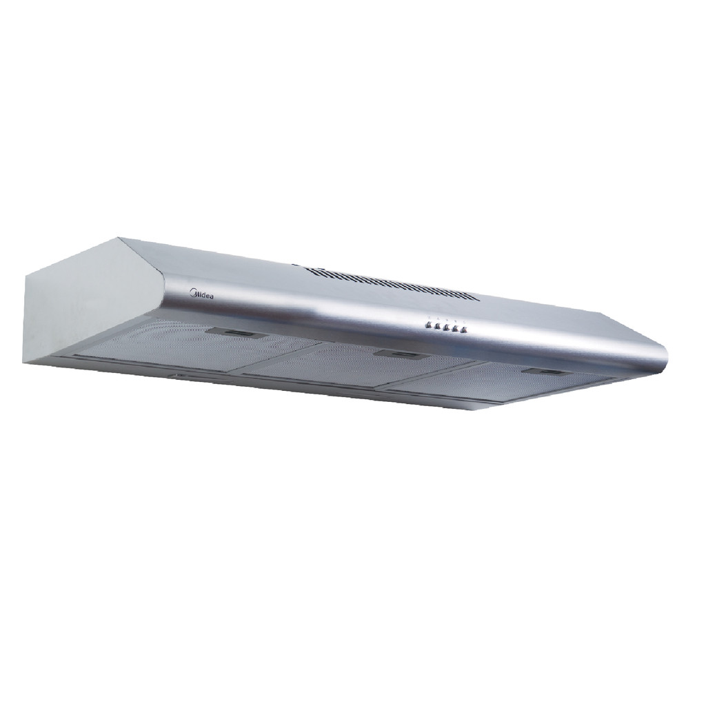 MIDEA MCH-90F49SS 900m3/hr LED LAMP TWIN MOTOR CHARCOAL FILTER ...