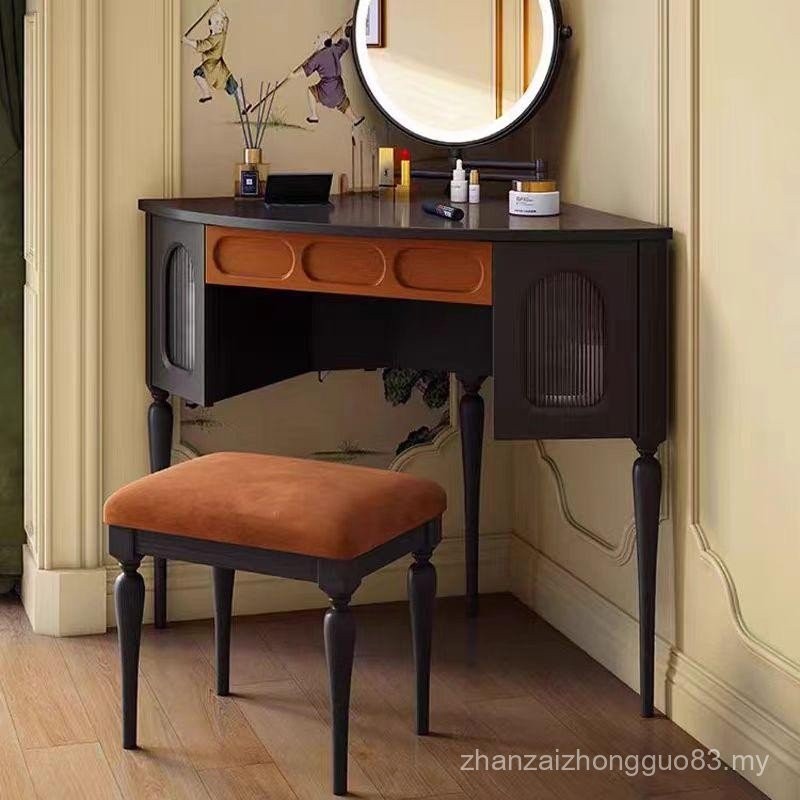 French Retro Dressing Table Bedroom Small Apartment Triangle Medieval ...