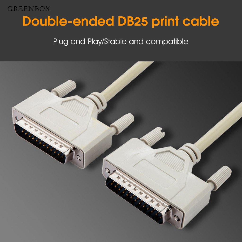 GRE- Portable Printer Cable for Modem 25-Pin Parallel Port DB25 Male to ...