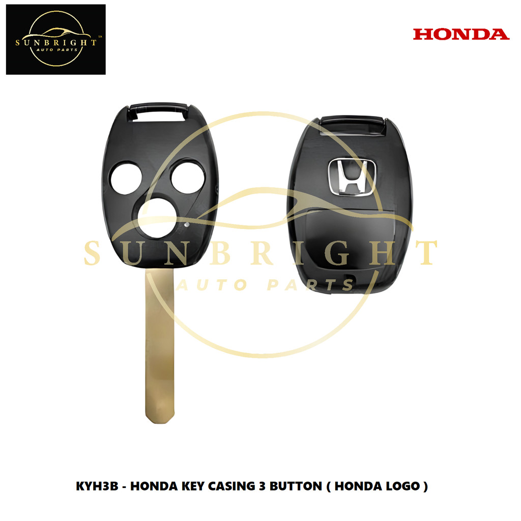 HONDA KEY CASING 3 BUTTON ( HONDA LOGO ) | Shopee Malaysia