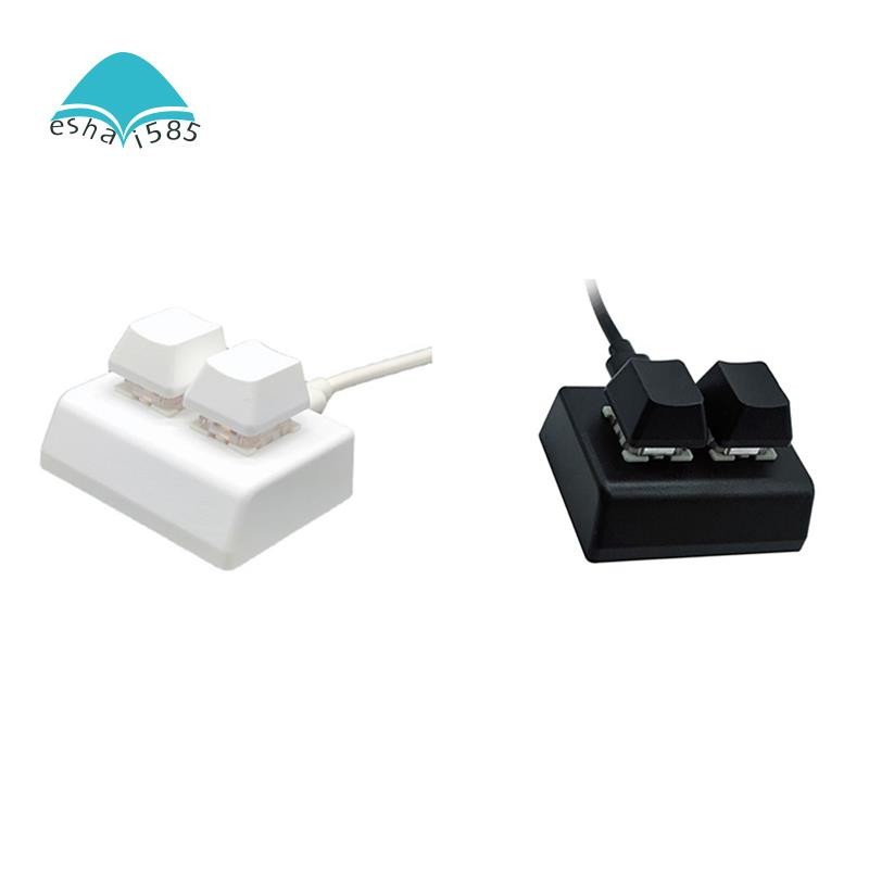2 Keys Macro Programming Keyboard RGB Mini Keyboard Gaming Drawing Red Switch Custom Keyboard ...