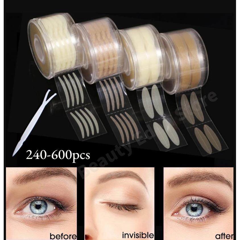 Eyelid Tape Eye Lift Double Eyelid Sticker Clear Beige Color Fold ...