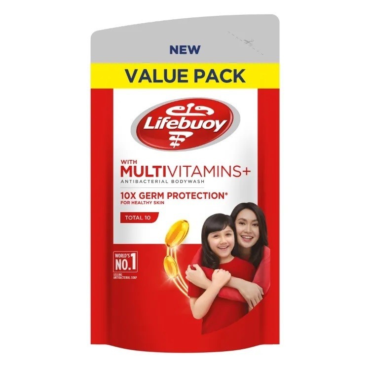 Lifebuoy Total 10 with multivitamin Body Wash Refill 850ml | Shopee ...