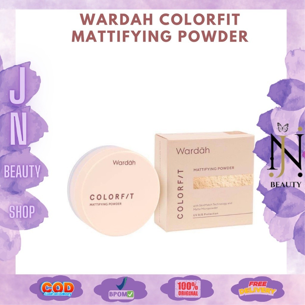 Wardah Colorfit Mattifying Powder SPF 30 PA++ | Shopee Malaysia