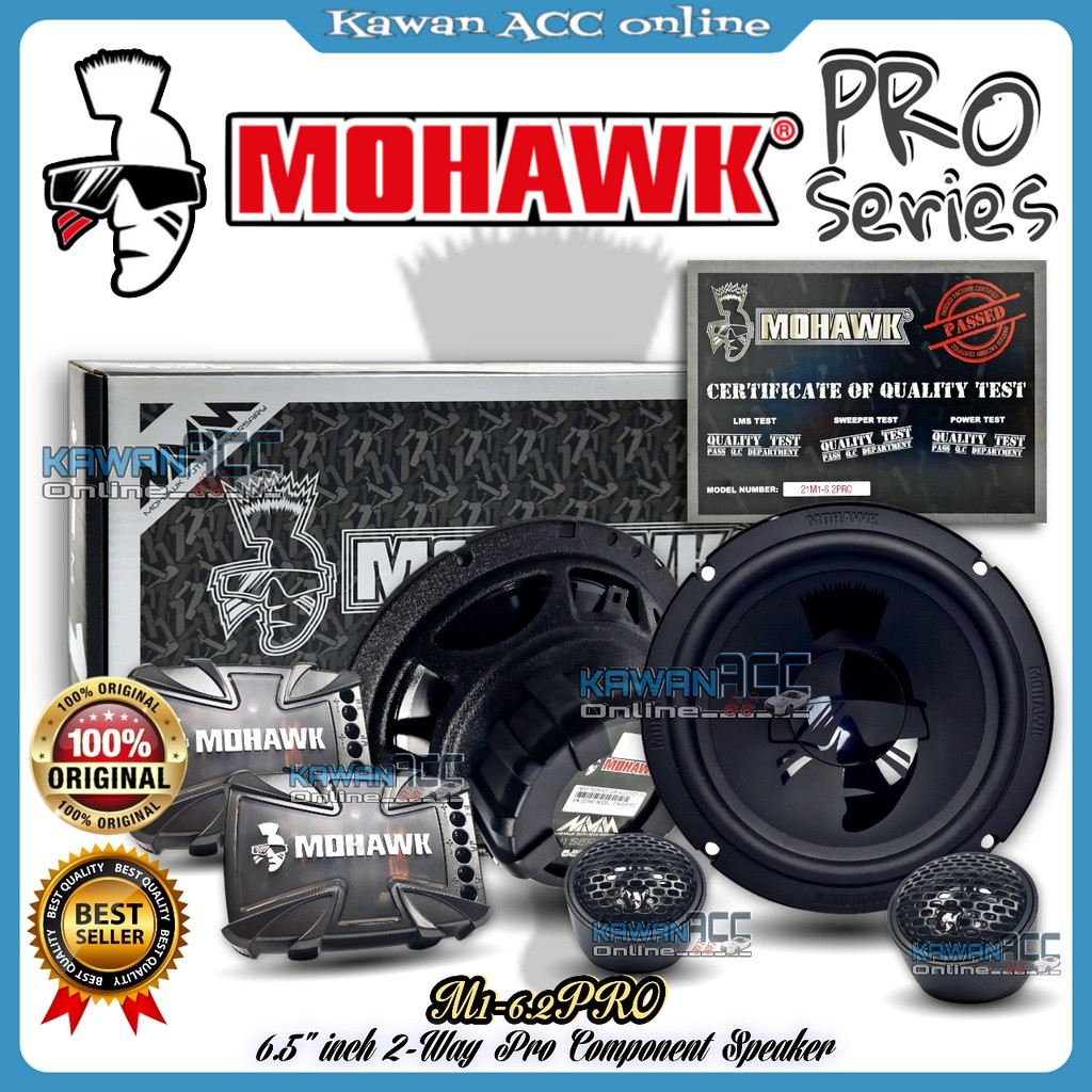 MOHAWK PRO Series 6.5" inch 2-Way PRO Component Speaker**100%Original ...