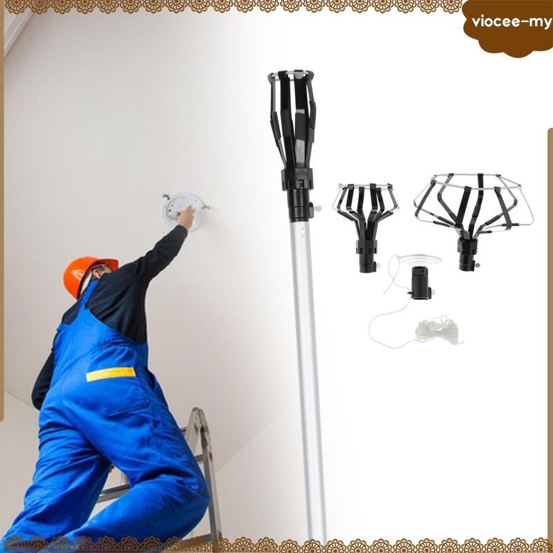 [VioceeMY] Light Bulb Changer Extension Pole,Safe Lightweight ...
