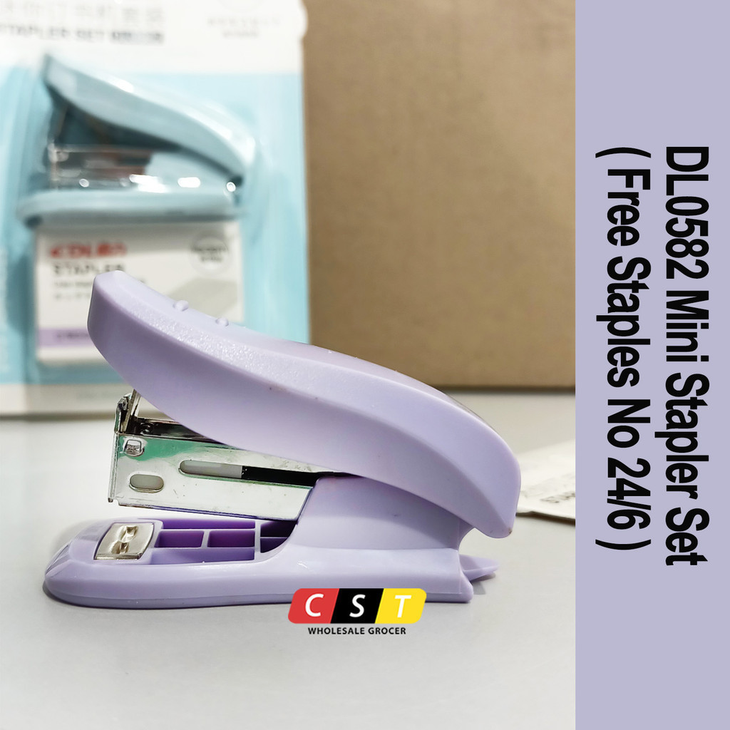 DL0582 Mini Stapler Set ( Free Staples No 24/6 ) | Shopee Malaysia