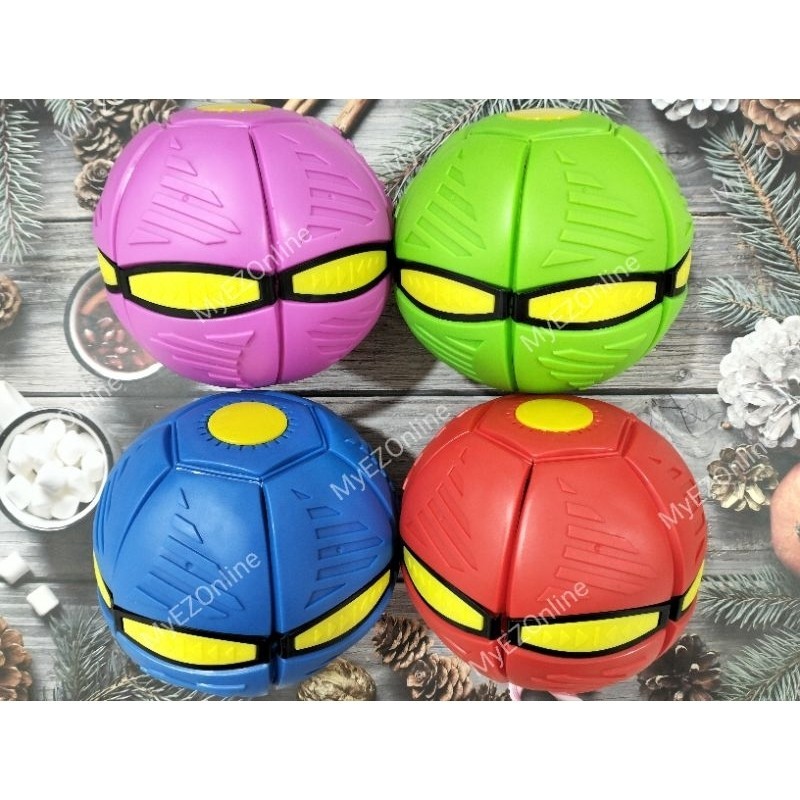 Bola Mechamato LED Magic Flying Saucer Ball UFO Ball Throw Disc Ball ...
