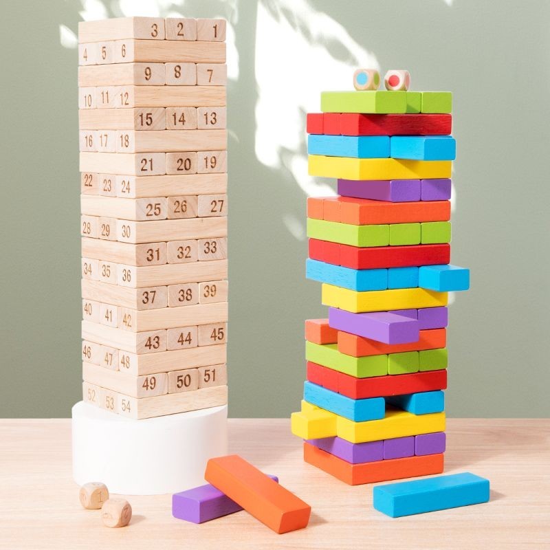 KAYU Pro Children's Desktop Stacking Blocks/Game Wooden String Toys ...