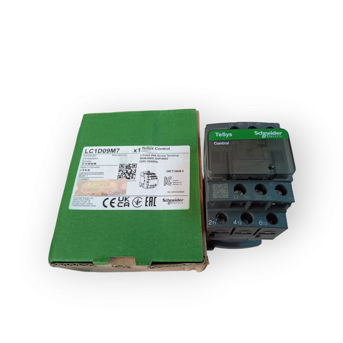Schneider Contactor LC1D09 LC1D09B7 24V 3P 9A Magnetic Contactor ...