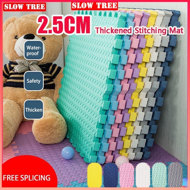 60x60x2.5cm Baby EVA Floor Mat Carpet Foam Puzzle Mat Play Mat Solid ...