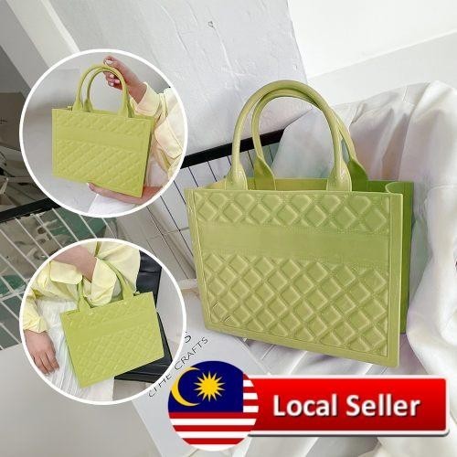 Large Capacity Versatile PVC Tote Women Shopping Carry Groceries Beg ...