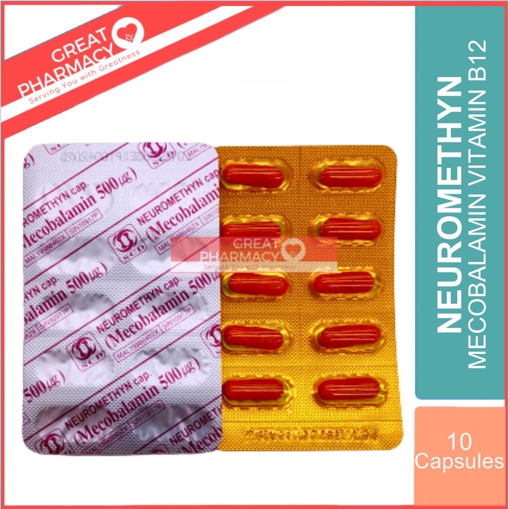 Neuromethyn Mecobalamin Vitamin B12 500mcg 10's | Shopee Malaysia