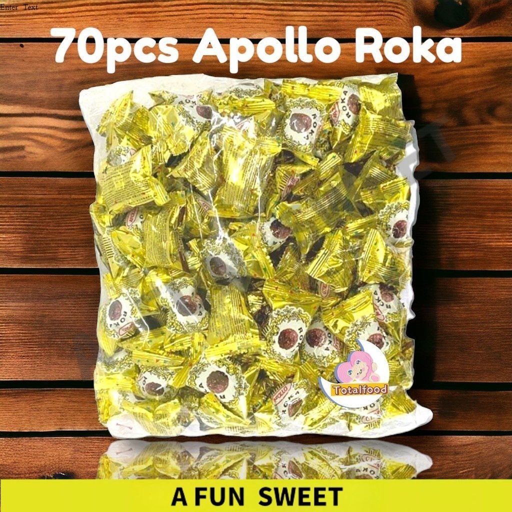 35pcs / 70pcs APOLLO Roka Nutty Chocolate Wafer Ball (A1070) | Shopee ...