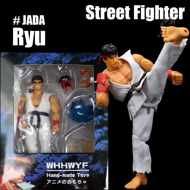 Jada Street Fighter Action Figure Ryu Facial Change Animation Hinged ...