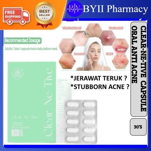 CLEAR-NE-TIVE ORAL VITAMIN A CAPSULE 30'S ( ORAL ANTI ACNE CAPSULE ...