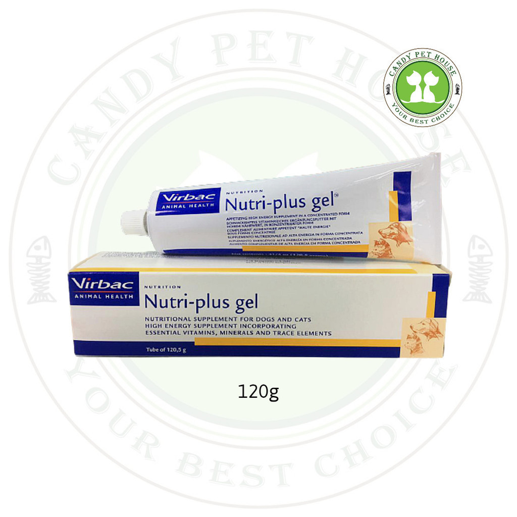 (Original) Virbac Nutriplus Nutri Plus Gel - Supplement For Cats & Dogs ...