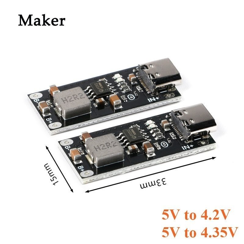 IP2312 3A Polymer Ternary Lithium Battery Charger Board Module Type C ...