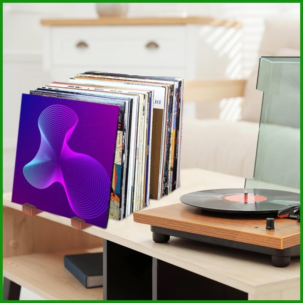Record Display Stand Tabletop Wooden Display Stand Space Saving Display ...