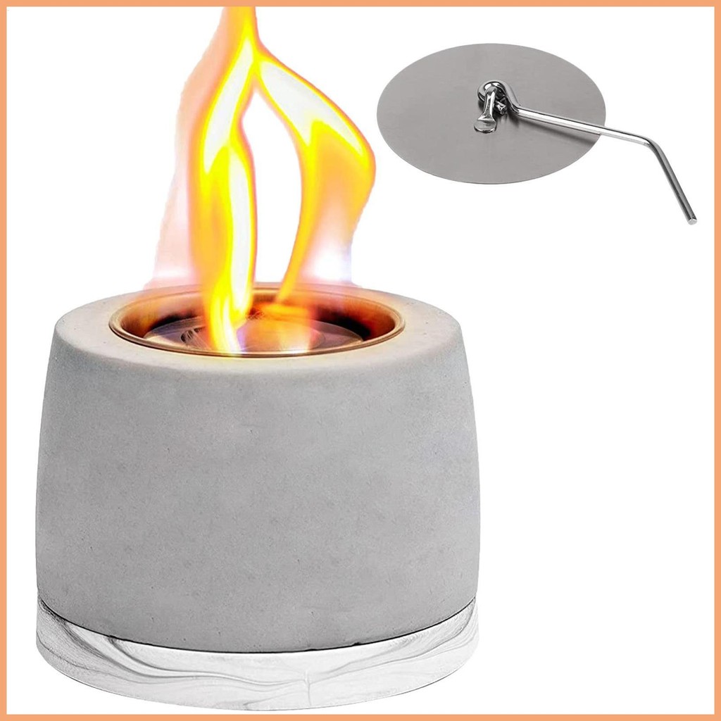 Table Top Fire Pit Indoor Fire Pit Tabletop Long Time Burning 90-120 ...
