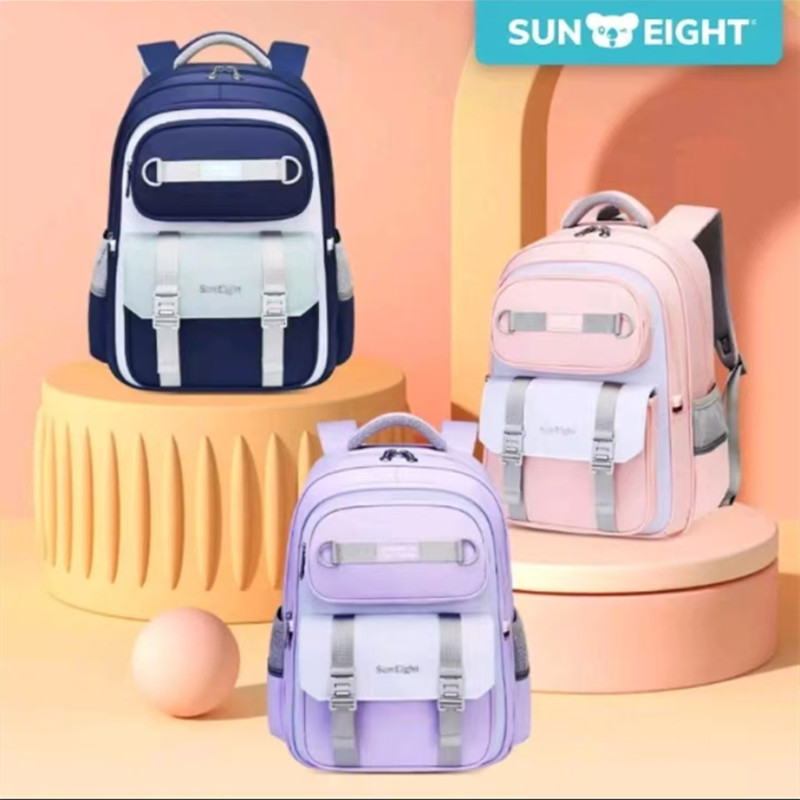 Sun Eight Boys Girls School Bags Grade 1-4 Beg Sekolah Primary Student ...