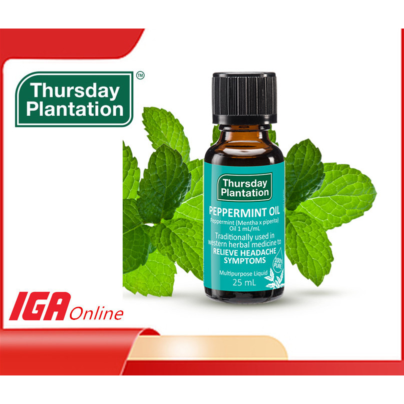 [EXP 11/2029] Thursday Plantation Peppermint Oil ( 25 ML ) ( Made in ...