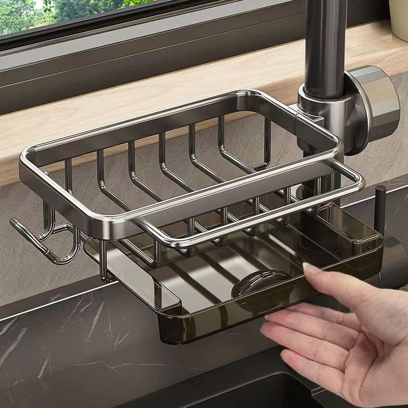 Kitchen faucet storage rack, dishwasher, vegetable sink, sink supplies ...