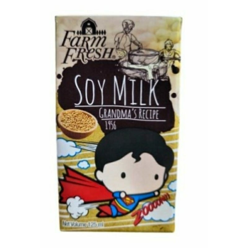 Milk Farm | Farm Fresh UHT Soya Milk 125ml x 32pack | Shopee Malaysia