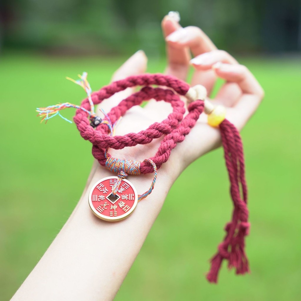 New Year Hand-woven Non-fading Hand Rope Mountain Ghost Spend Money ...