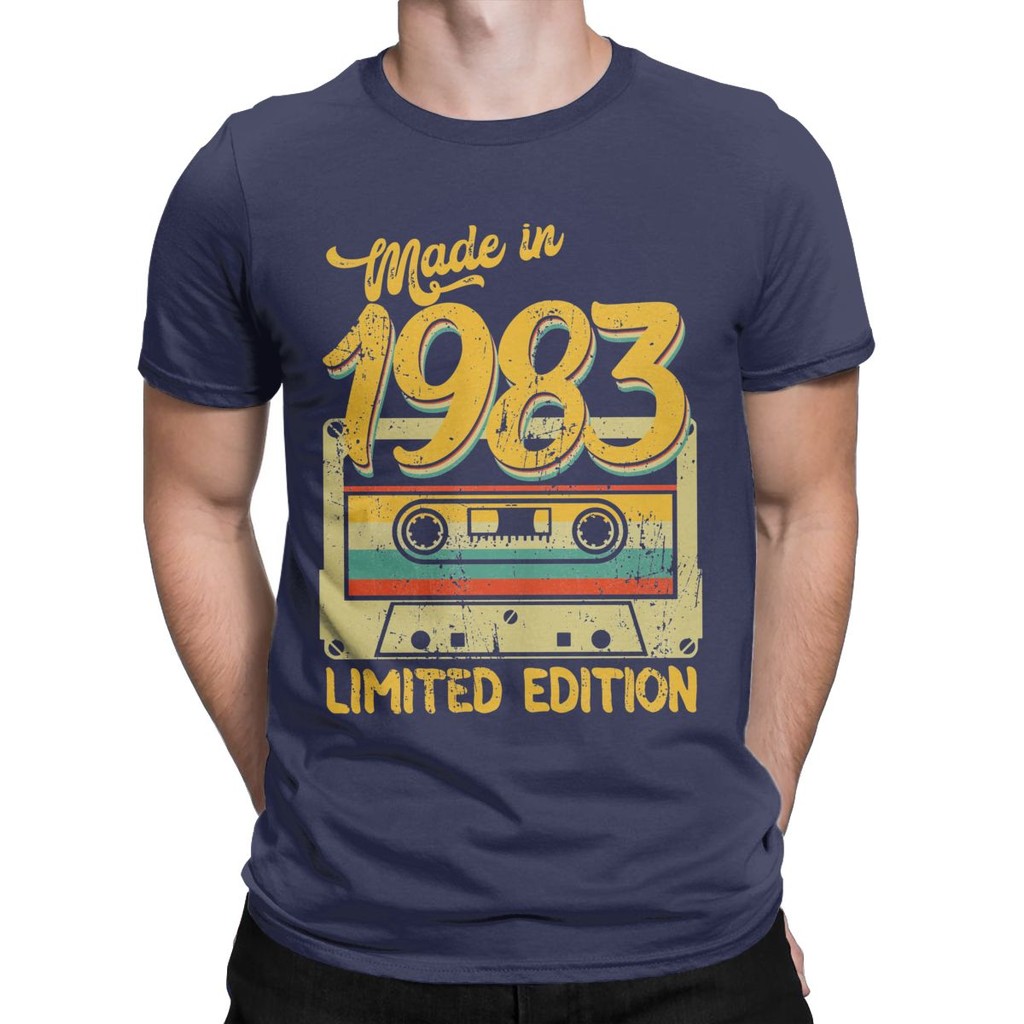 Made In 1983 Limited Edition Birthday Tshirt For Men T Shirts 40 Years ...