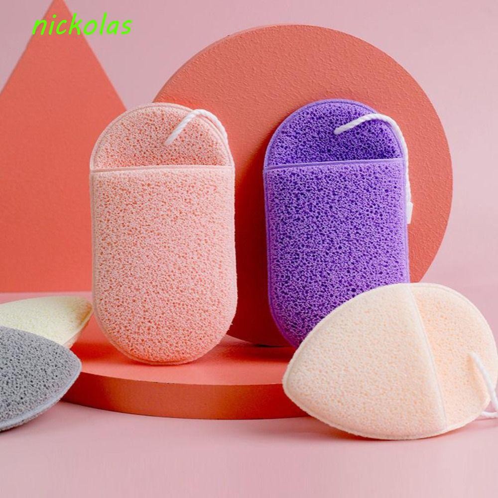 NICKOLAS Face Wash Puff Beauty Cosmetic Exfoliating Sponge Cleaner Pads ...