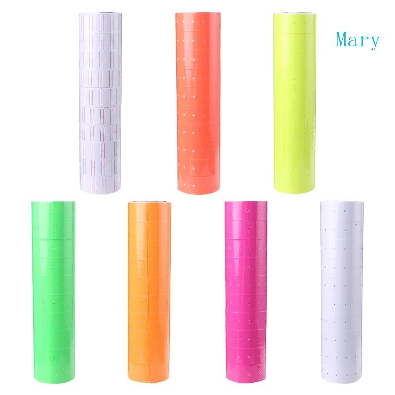Mary 10 Rolls Price Tag Label Sticker Rolls for Pricing Label MX5500 ...
