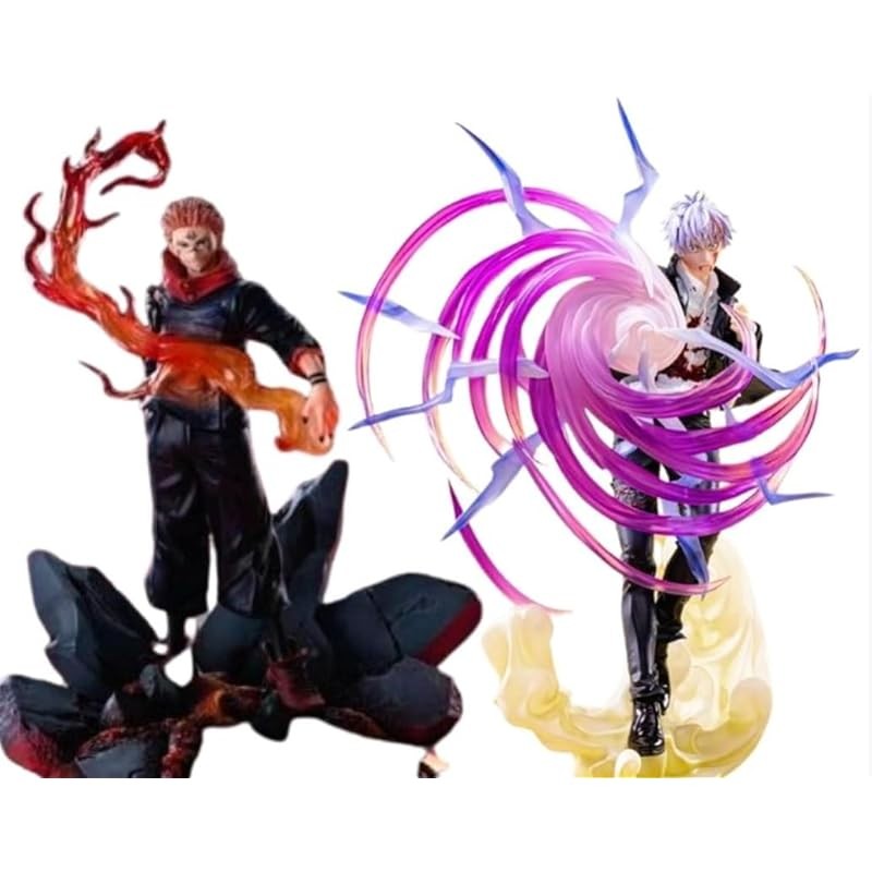 Gojo Satoru + Sukuna Figure Jujutsu Kaisen Sukuna + Cursed Spirit ...