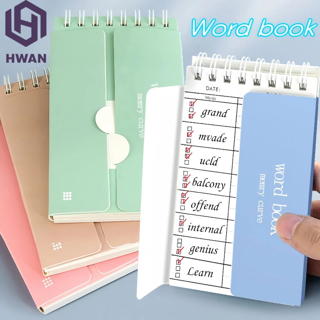 Words Book Recite Vocabulary Notebook Pocket Portable Memory Notepad ...