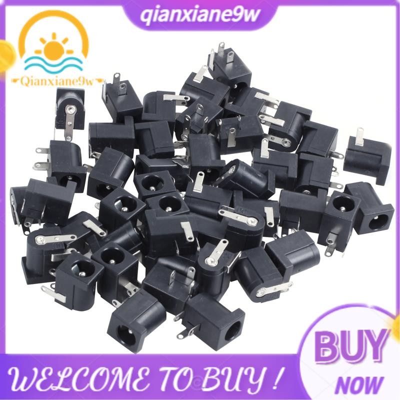 45 Pcs DC Power Jack Socket 2.1mm x 5.5mm Barrel-Type PCB Mount DC-005 ...