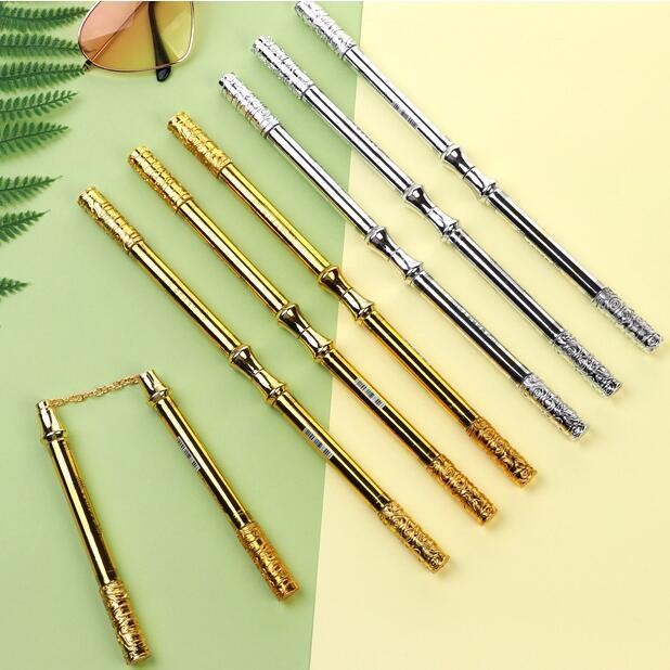 Monkey King Ruyi Golden Hoop Stick Medium Pen Creative Nunchaku Turn Pen#孙悟空如意金箍棒中笔创意双节棍转转笔孙 ...