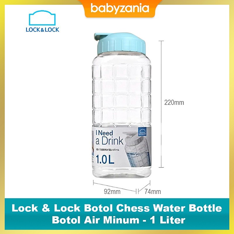 Lock & Lock Chess Water Bottle Drinking Water Bottle - 1 Liter | Shopee ...